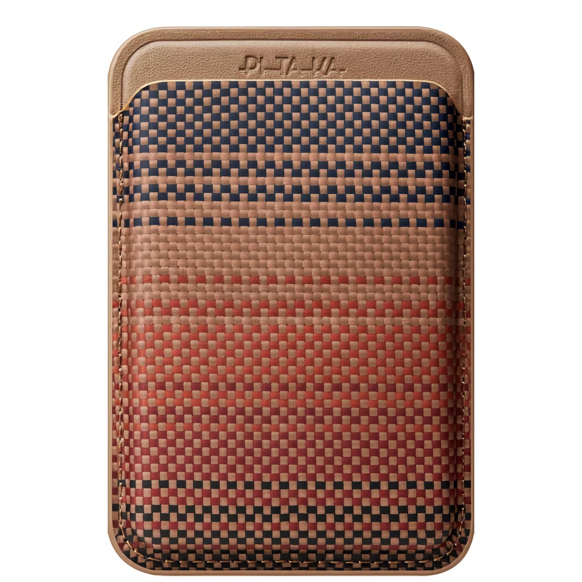 Pitaka Magsafe Uyumlu Woven Kartlık Cadmyra Örgü Tasarım Sunset